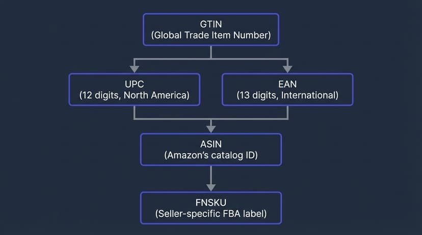 Amazon Barcode Types Explained: UPC, EAN, FNSKU Guide | RocketSource